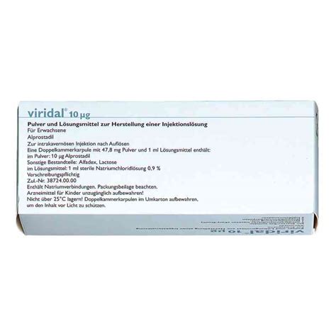 Viridal 10 [my]g Starter Set Applik 2 Karpulen 1 Pck