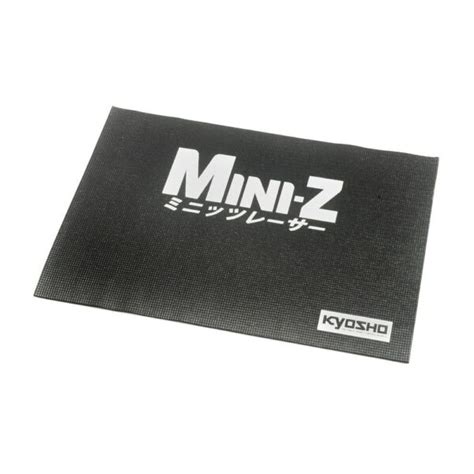 Kyosho Mzw122bk Mini Z Black Pit Mat 60x43cm Inside Line Models