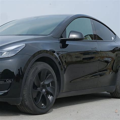 Svartir Koppar Fyrir Model Y Felgur Verð Fyrir 4 Stk Tesla Aukahlutir