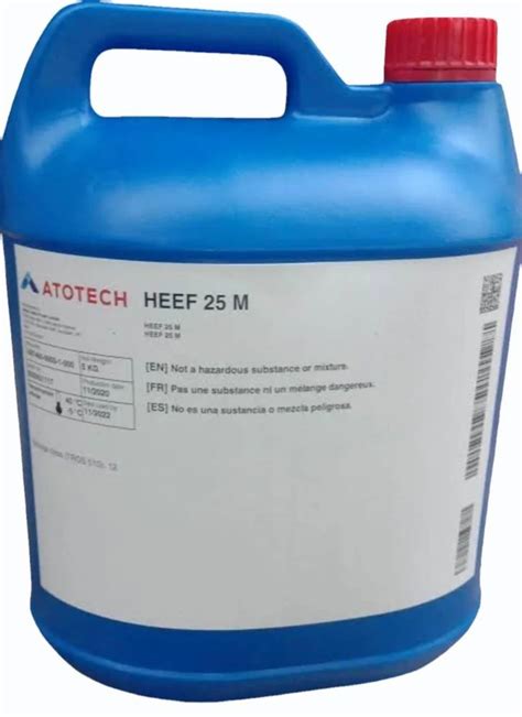 Atotech Heef 25 M Zinc Plating Chemical Packaging Size 5l At ₹ 480litre In Gurugram