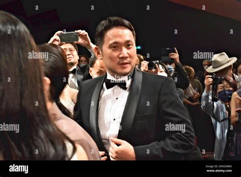 Ryusuke Hamaguchi A Director Reacts After The Screening Of His Film Drive My Car At The 74th