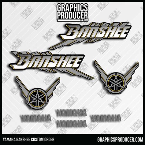 Yamaha Banshee Custom Order 1992 Style Fits 2002 Model Graphics Producer