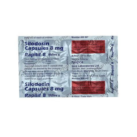 Rapilif 8 Mg Capsule 10 Uses Side Effects Price And Dosage Pharmeasy