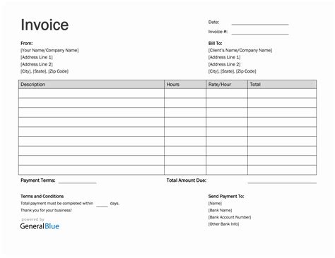 Free Word Freelance Invoice Templates