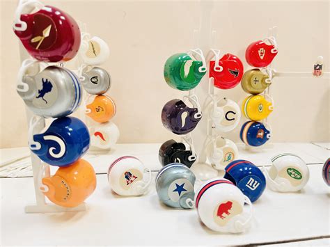 Vintage 1960s Nfl Gumball Miniature Football Helmets 26 Team Set Etsy