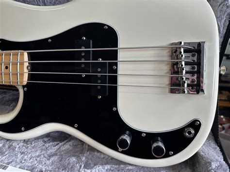 Fender Mod Shop Us Precision Bass Left Handed Olympic White 2020 Some