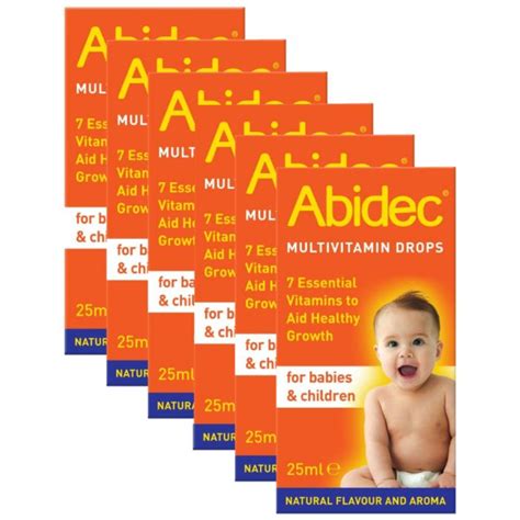 Buy Abidec Multivitamin Drops 6 Pack Chemist4u