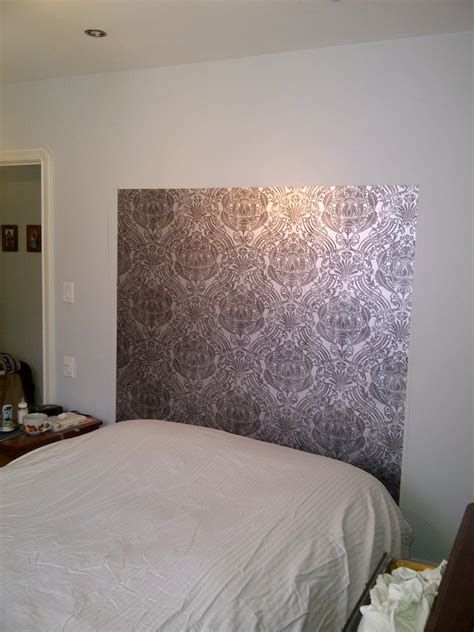 Live Love Laugh And Renovate Diy Wallpaper Headboard