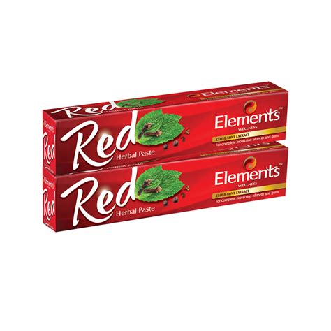 Buy Elements Wellness Red Herbal Toothpaste Pack Of 2 Online ₹300