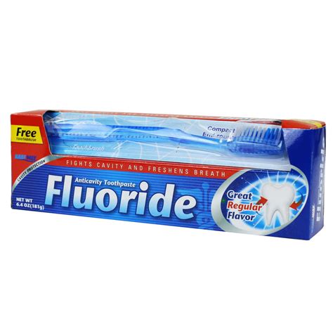 Pure Aid Fresh Regular Flavor Fluoride Toothpaste Compare To Colgate