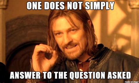 Heres A Crazy Idea What If People Would Just Answer The Given