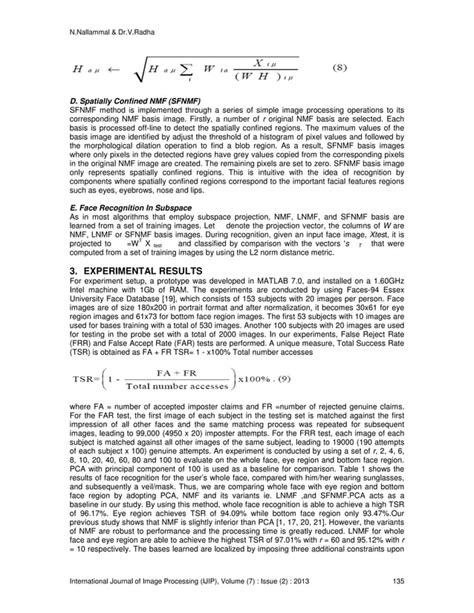 Comparative Analysis Of Partial Occlusion Using Face Recognition Techniques Pdf