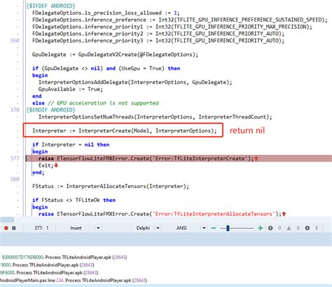 upgraded to d12 and can t call the gpu for ai inference on android
