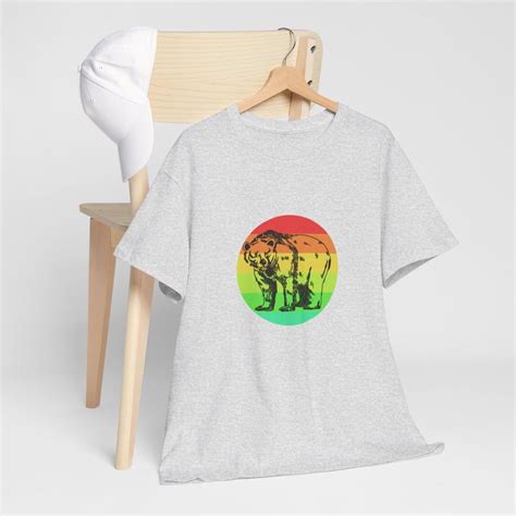 Sunset Serenity Embrace The Wild With Bear Silhouette Unisex Heavy
