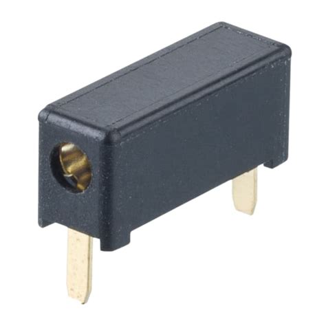 M3498 98 Harwin Harwin Black Female Test Socket 2mm Connector Plug In Solder Termination