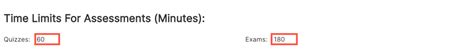 Time Limits For Assessments Definition Edgenuity