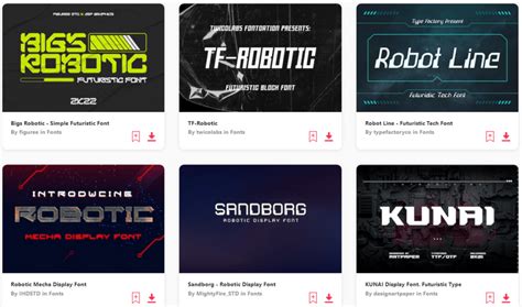 15 Best Robot Fonts For A Futuristic Vibe
