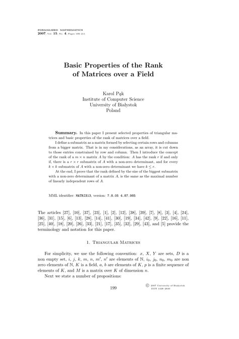 Surjective Matrix Rank