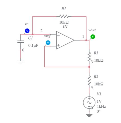 Square Wave Generator Using Opamp Multisim Live