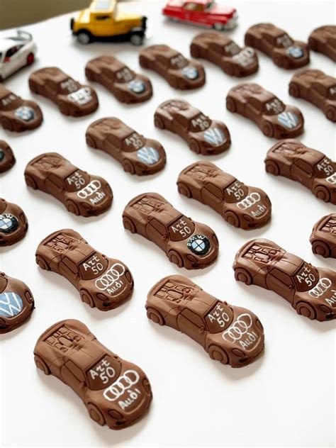 Chocolate Cars With Logos Name Custom Belgian Chocolate Edible Car