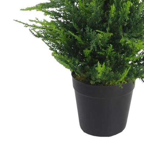 90cm 3ft Artificial Cedar Cone Cypress Conifer Topiary Tree Leaf
