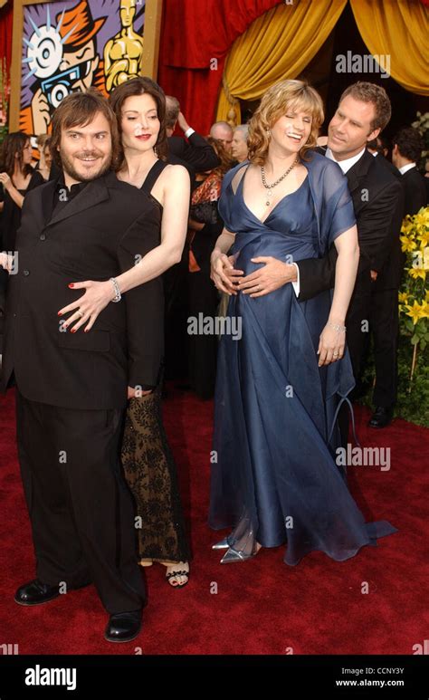 Feb 29 2004 Hollywood Ca Usa Oscars 2004 Actor Jack Black Laura