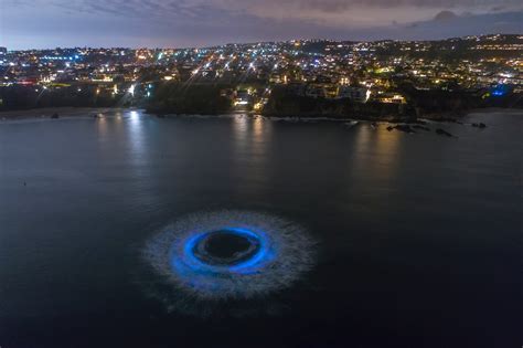 Bioluminescent Algae Lighting Up The Southern California Coast