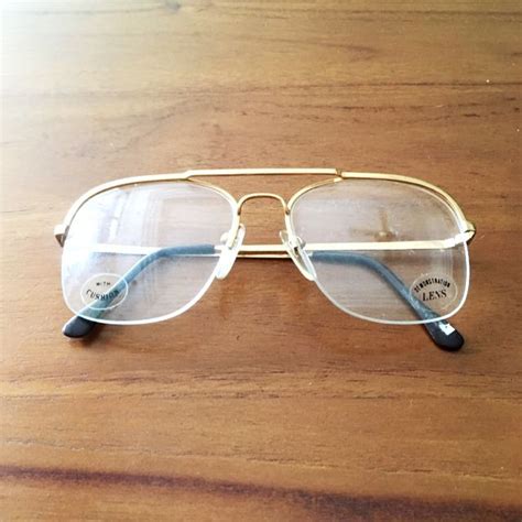 Vintage Half Frame Glasses Mens Fashion Watches And Accessories