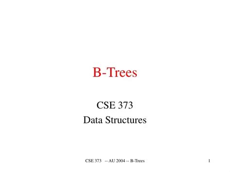 Ppt B Trees Powerpoint Presentation Free Download Id9328698