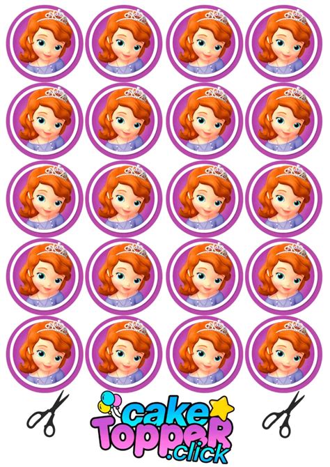 Princesa Sofia Princess Sofia Sofia The First Free Printable 2023 Caketopperclick