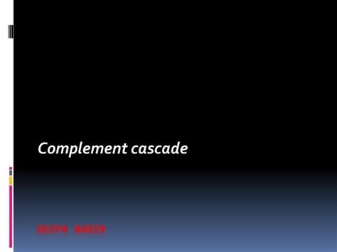 Complement System Pptx