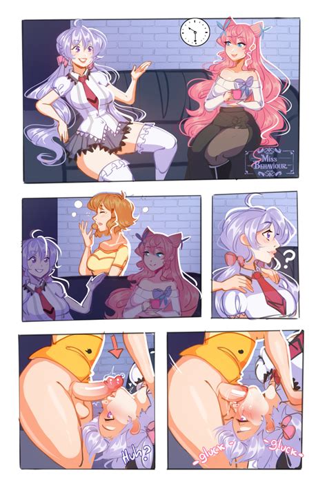 Rule 34 1futa 2girls Ass Breasts Casual Clock Closed Eyes Cock Shock Comic Page Couch Fellatio