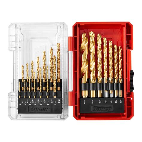 Titanium High Speed Steel Drill Bit Set 21 Piece
