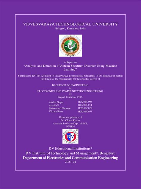 Ultimate Final Report Phase 2 Sem 7 Pdf Support Vector Machine