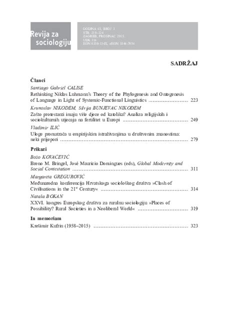 Pdf Prikazi Božo KovaČeviĆ Breno M Bringel José Mauricio