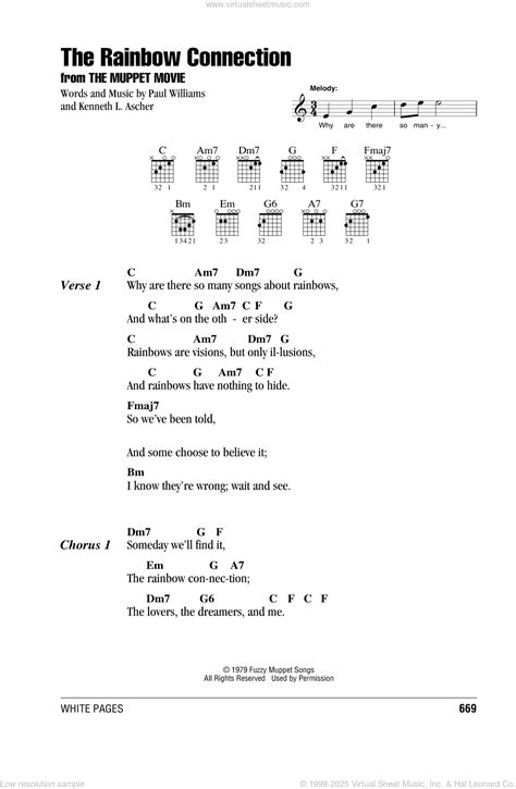 Rainbow Connection Guitar Chords