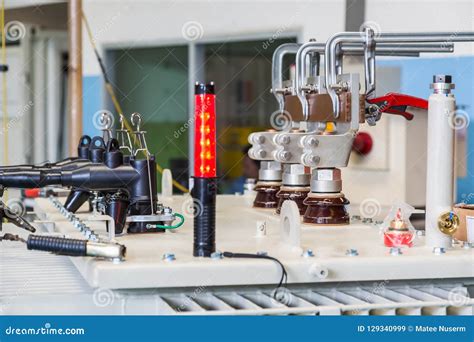 Transformer Under Load Loss Test Stock Image Image Of Immersed Bushing 129340999