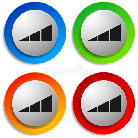 Level Progress Indicator Icon Meter Gauge Yardstick Symbol Stock