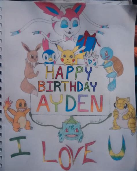Pokemon Bday By Crystaltiger13 On Deviantart