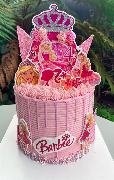 Barbie Party Cake Ideas Pretty Princess Birthday Cake