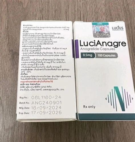 Anagrelide Hydrochloride 05 Mg At ₹ 15500box Anagrelide Capsule In