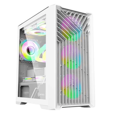 Keytech Cuirass Matx Case White Sub Zero Systems