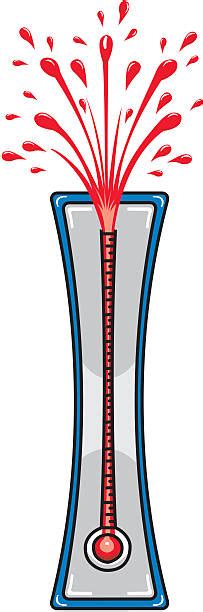 Exploding Thermometer Illustrations Royalty Free Vector Graphics