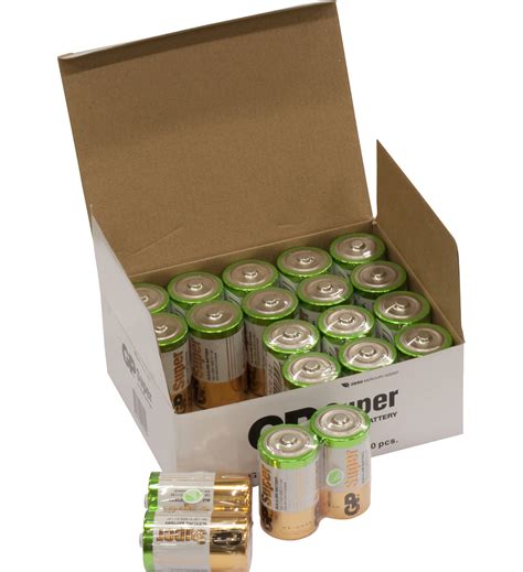 Batterier D LR20, 20 stk. GP Batteries