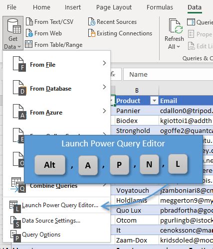 15 Shortcuts For Power Query Excel Campus