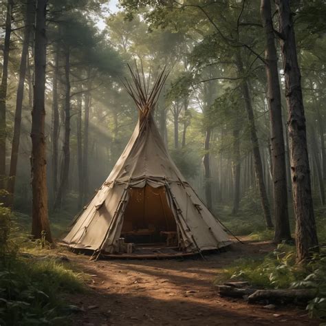 Exploring The Importance Of Teepee Poles In Woodlands