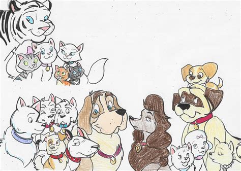 Disney Dogs And Cats Pets By Gelfnig On Deviantart