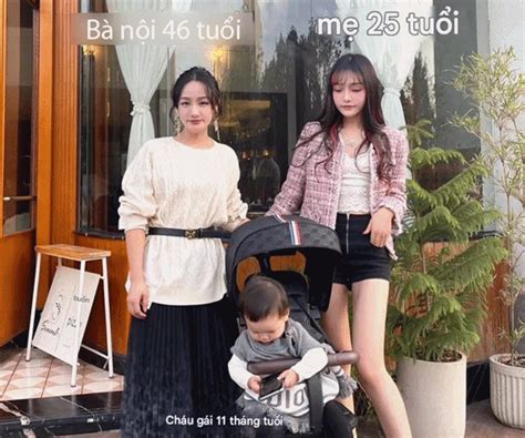 Xinh Như Gái 20 Bà Nội U50 Chăm Cháu Thường Xuyên Bị Nhầm Là Mẹ Bỉm