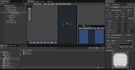 My Ui Button Not Showing Unity Engine Unity Discussions