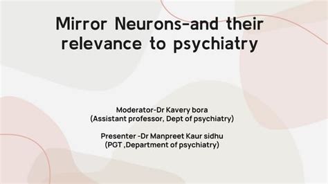 Mirror Neurons Ppt 29 Junepptx